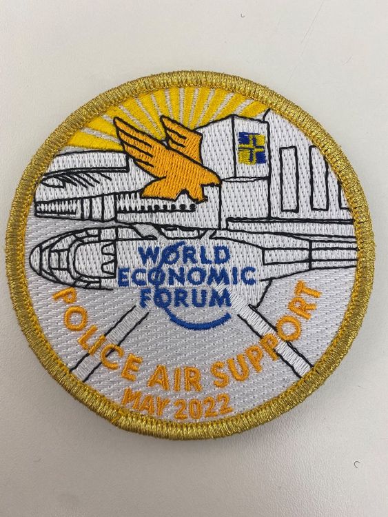 WEF Police Air Support Patch Mai 2022 „Gold“ | Kaufen auf Ricardo