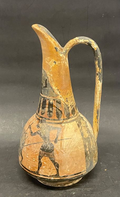 Sehr Alte Krug mit sehr Interessante Motiv aus Keramik (Gebraucht) in Root für CHF 30 – mit ...