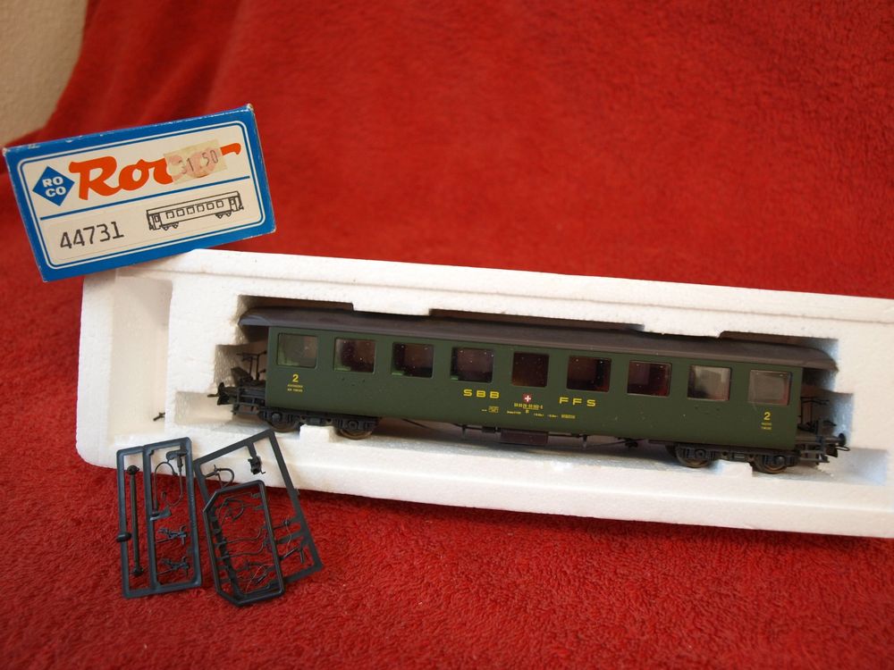 44731 SBB 2.Kl Personen Wagen von ROCO H0, | Kaufen auf Ricardo
