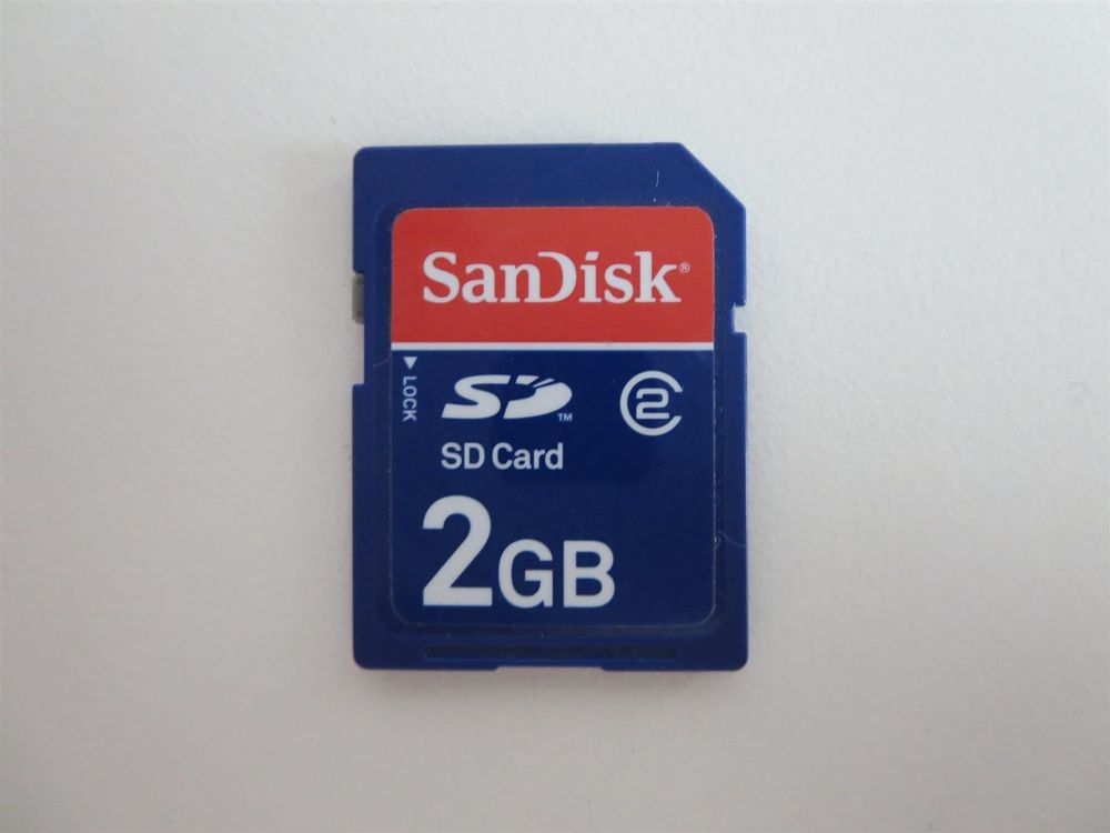 SanDisk SD Card 2 GB , Class 2 (Gebraucht) in Zürich für CHF 6 – mit ...