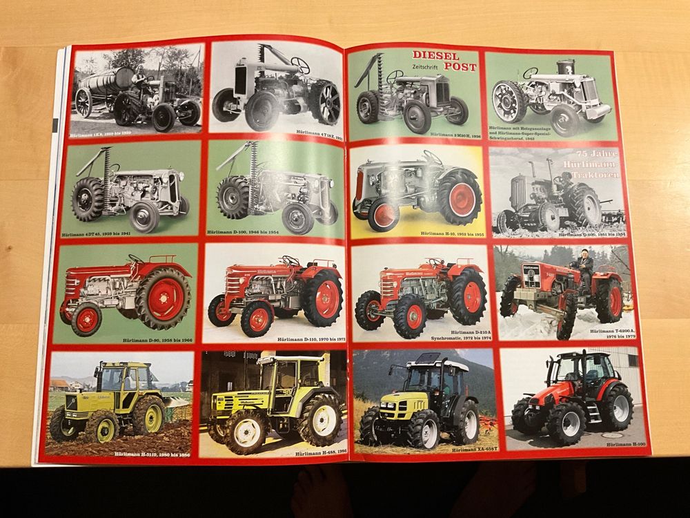 Dieselpost Hürlimann Traktor Prospekt Same Deutz Bührer (Neu (gemäss ...