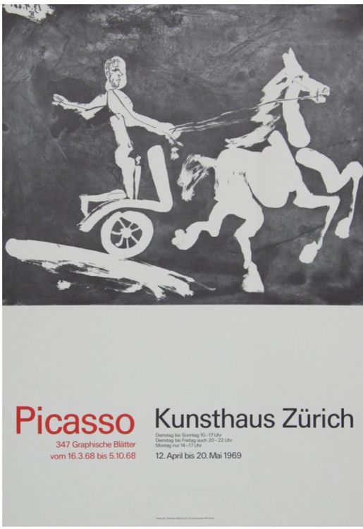 Picasso Pablo - Original Plakat 1969 - in Auglage 400 Ex. ! | Kaufen auf Ricardo