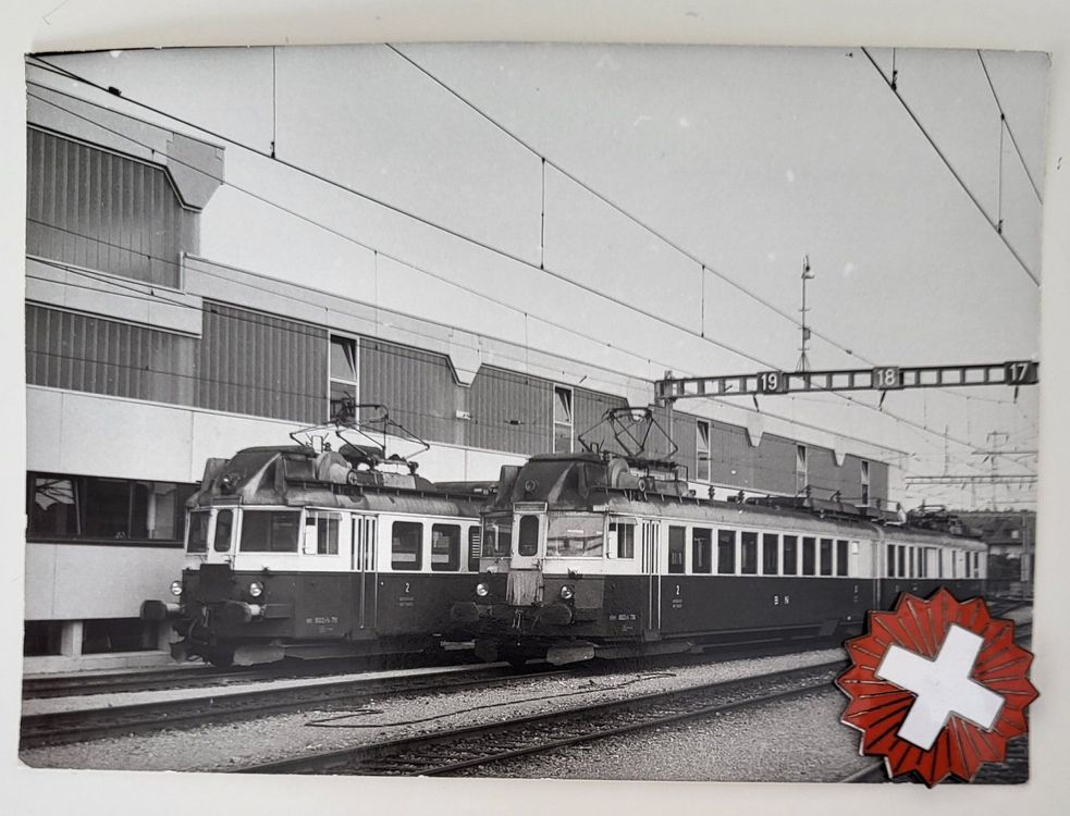 BLS - 2 TRIEBWAGEN - BN - Photo 10 x 15 cm (Gebraucht) in Biel/Bienne für CHF 13 – mit Lieferung ...