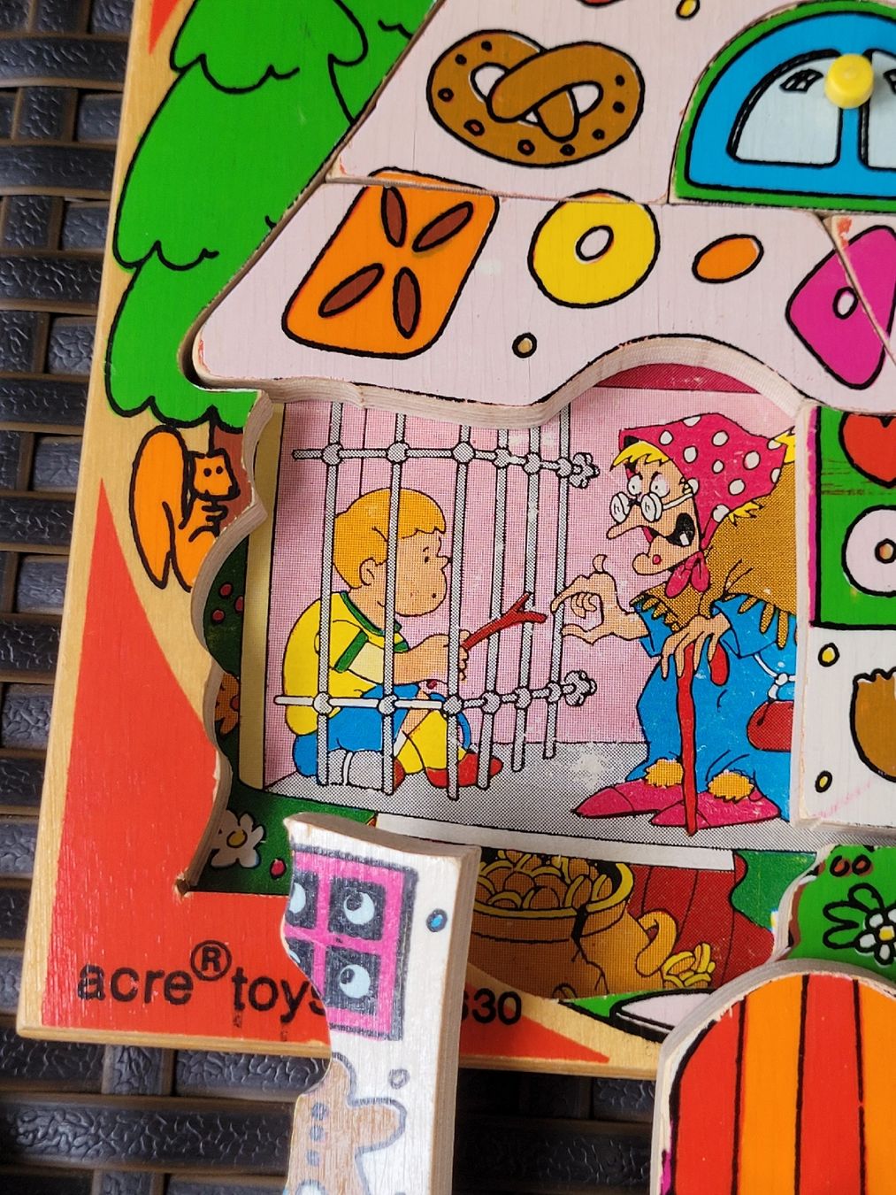 Vintage "acre-toys" Holzpuzzle Made in Holland 80er Jahre (Gebraucht ...