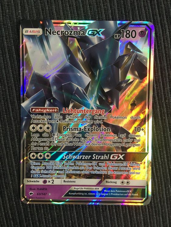 Pokemon Necrozma GX Nacht in Flammen | Kaufen auf Ricardo