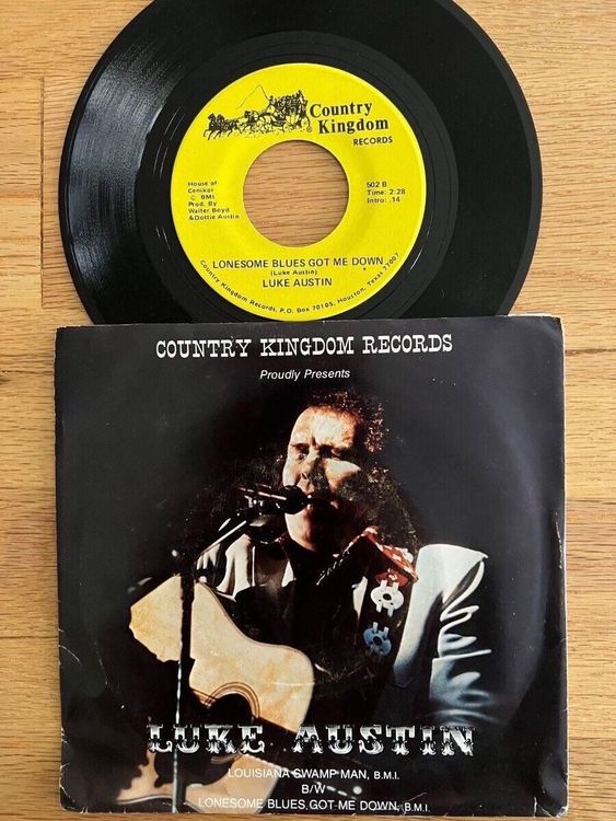 Luke Austin - Louisiana Swamp Man / 1. US-Pressing 1985 (Gebraucht) in ...