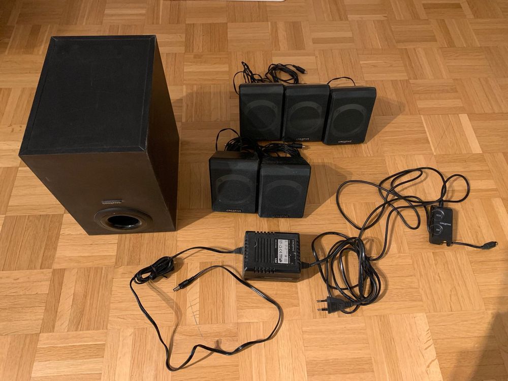 Creative Inspire P580 5.1 Surround Soundsystem | Kaufen auf Ricardo