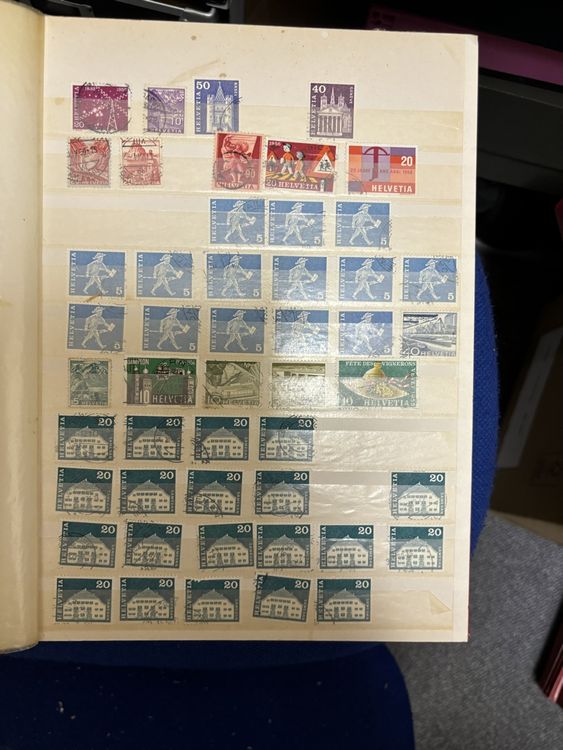 Album mit Schweizer Dubletten und etwas Ausland (Gebraucht) in Murgenthal für CHF 2 – mit ...