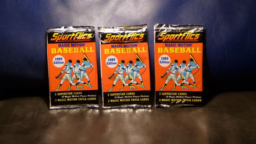 baseball magic motion cards - sportflics 1989 (Neu und originalverpackt ...
