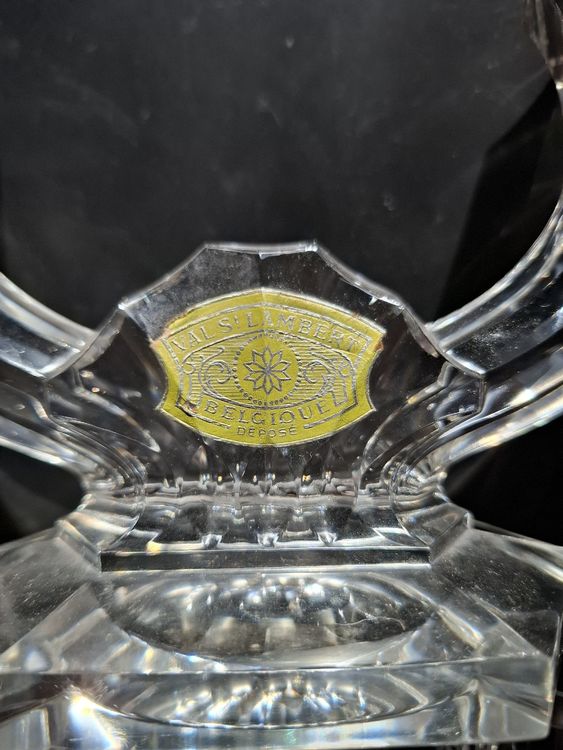 Elegante Kristall Kerzenständer Val Saint Lambert (4 Stk) (Gebraucht ...