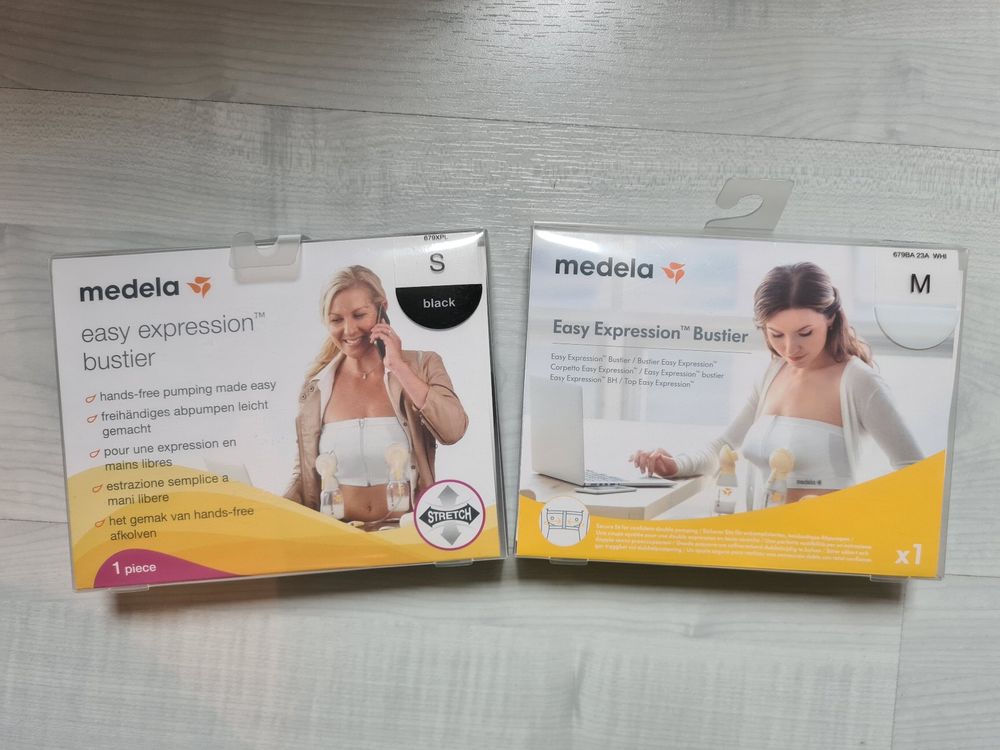 2x Medela BH easy expression bustier für Milchpumpe | Kaufen auf Ricardo