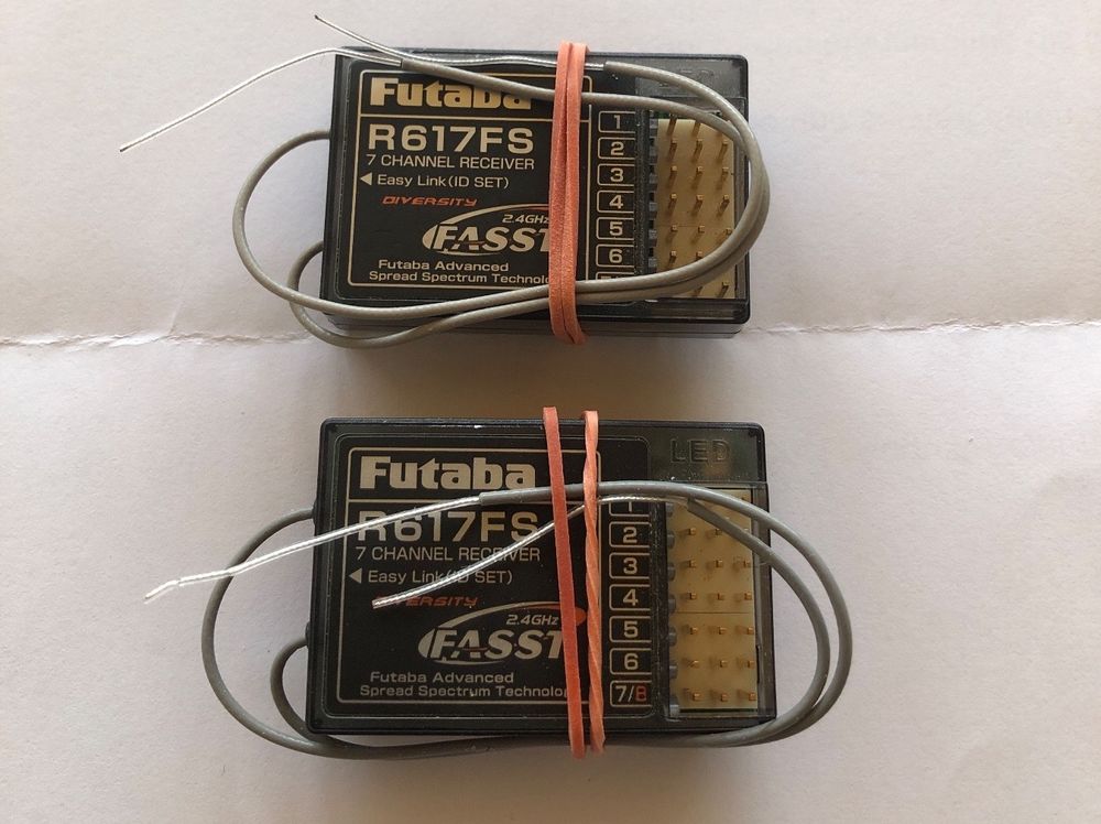 2x 7-Kanal Futaba Empfänger R617FS 2.4 GHz / FASST (Gebraucht) in ...