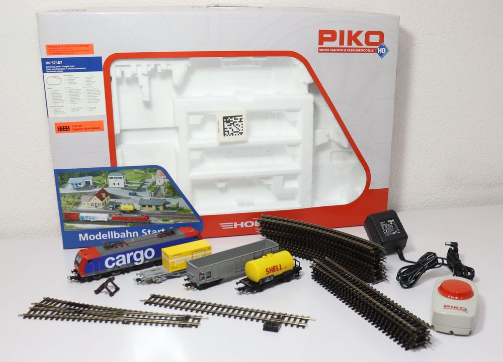 PIKO Modellbahn Start-Set Güterzug SBB 57187 H0 1:87 (Gebraucht) in Frick für CHF 85 – mit ...