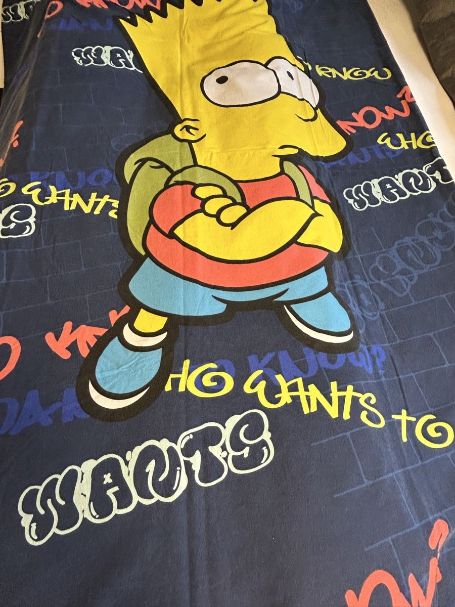 Bart Simpson Bettwäsche, cooles Design, Top Zustand! (Gebraucht) in ...