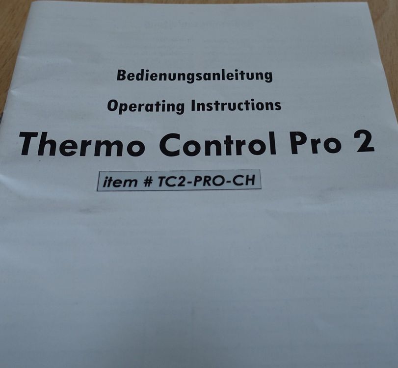 Thermo Control Pro 2 (Gebraucht) in für CHF 16 – mit Lieferung auf ...