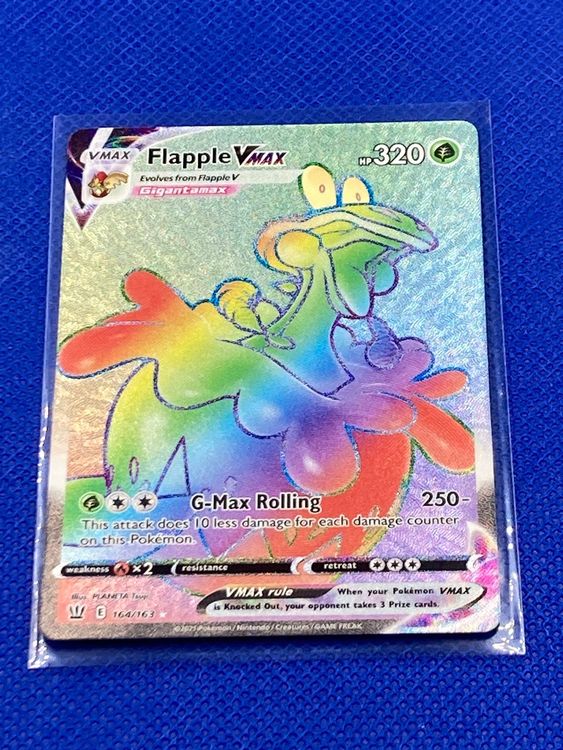 Pokemon Battle Style Flapple VMAX 164 / 163 EN Secret Karte | Kaufen ...