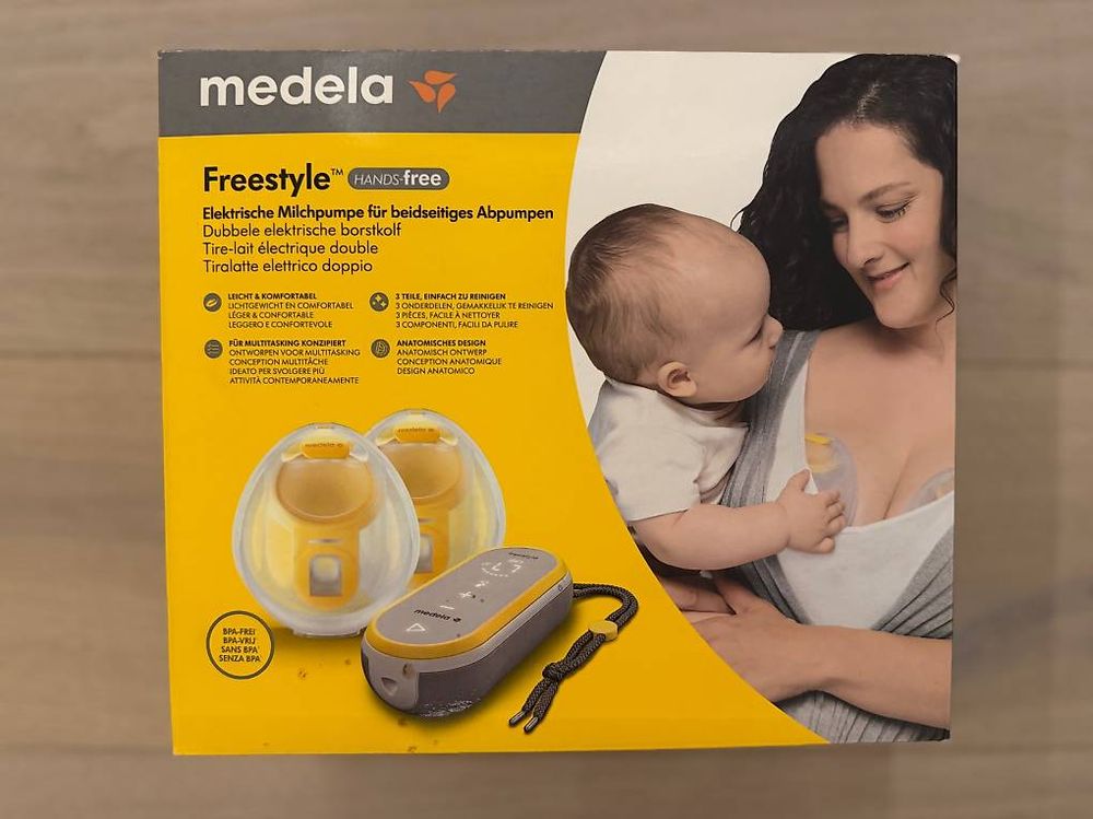 Medela - Elektrische Doppelmilchpumpe Freestyle Hands Free | Kaufen auf Ricardo