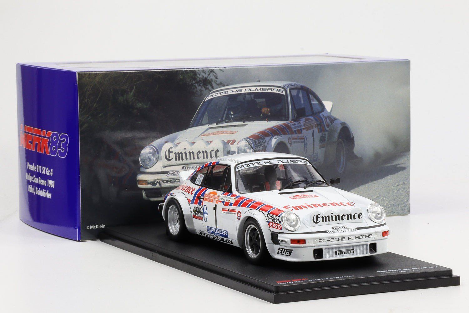 Porsche 911 SC Gr.4 #1 Rallye San Remo 1981 Röhrl 1/18 NEU (Neu und ...