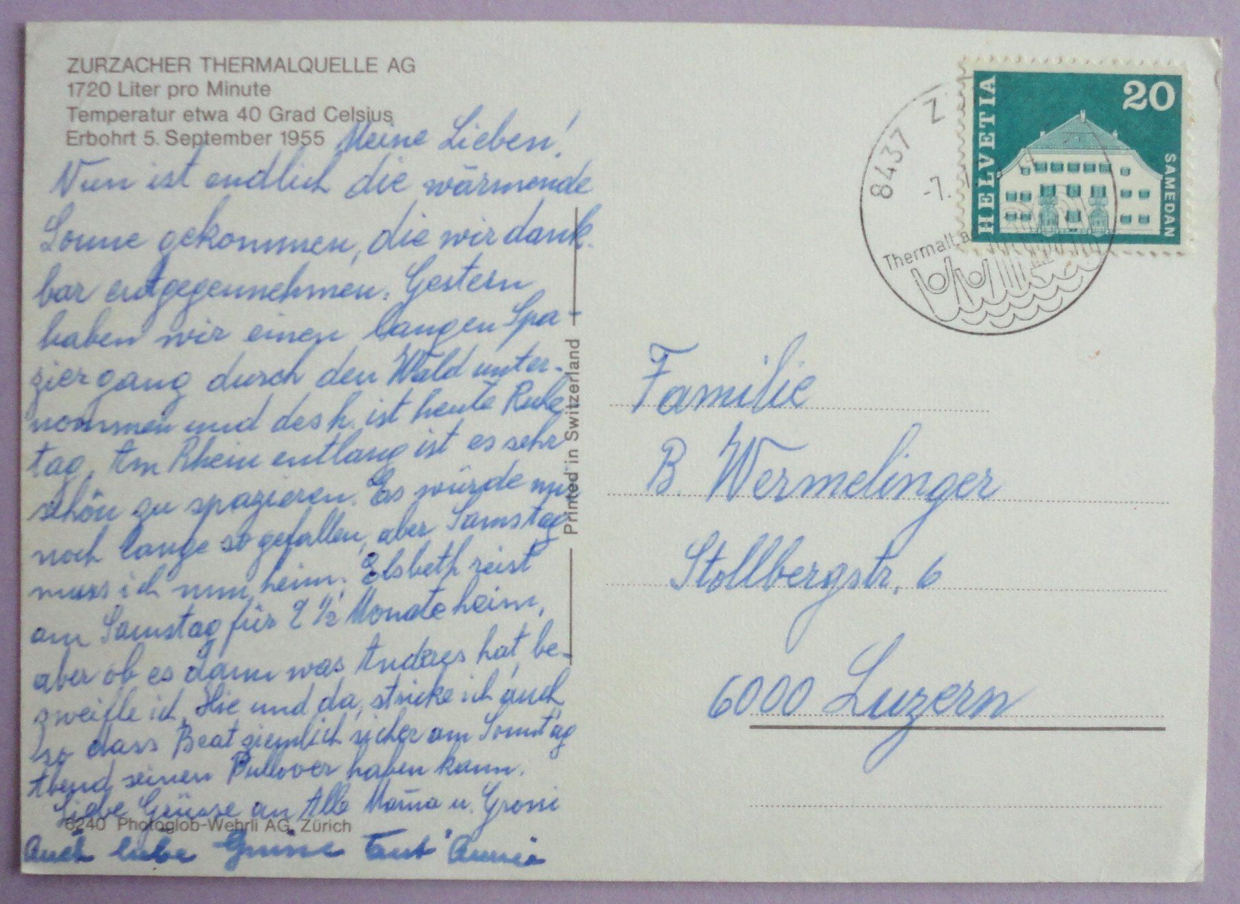 Zurzacher Thermalquelle AG (Défectueux) à Fétigny pour CHF 1 – avec ...