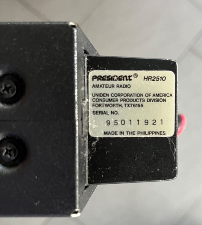 President HR2510 CB Funkgerät (Gebraucht) in Seon für CHF 150 – mit ...