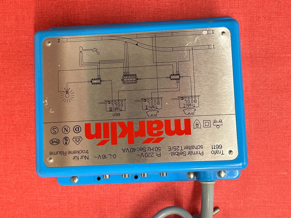 Märklin Transformator Trafo Lichttrafo 6611 (Gebraucht) in Ormalingen ...