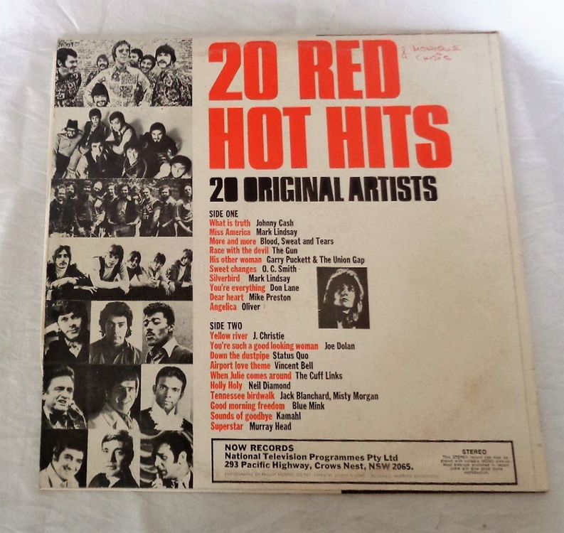 20 Red Hot Hits / LP Status Quo, Murray Head, Johnny Cash ua | Kaufen ...