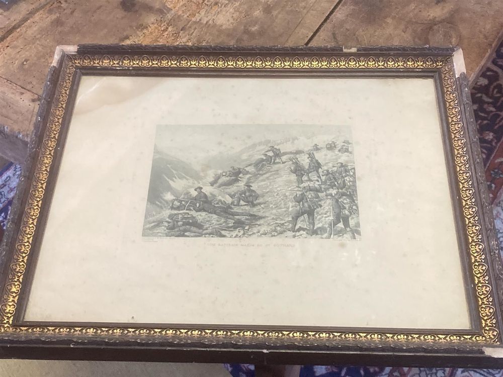 Antike Litho Militär Schweiz Gotthard (Gebraucht) in Bern für CHF 20 ...