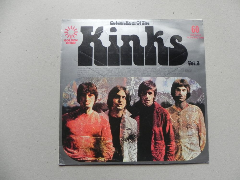 LP brit. Punk Rock Pop Band The Kinks 1973 Golden Hour of (Gebraucht ...