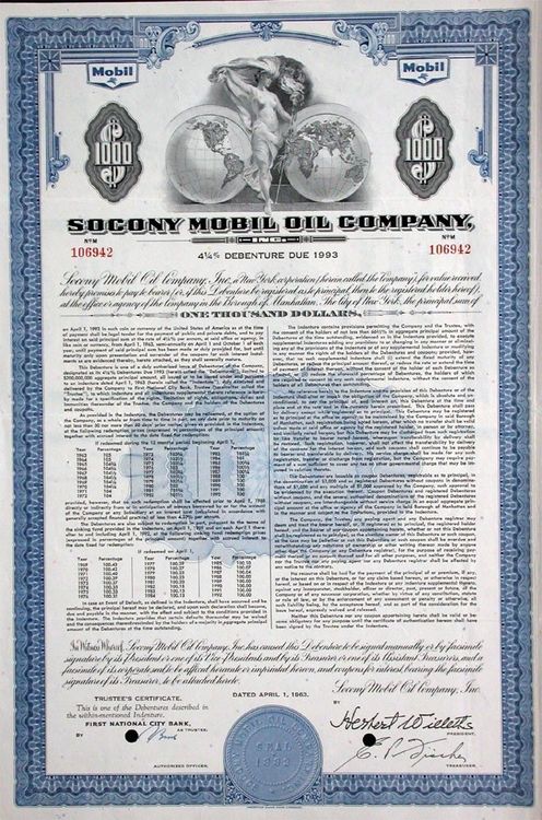 Socony Mobil Oil Company - 1963 (Gebraucht) in Solothurn für CHF 1 ...