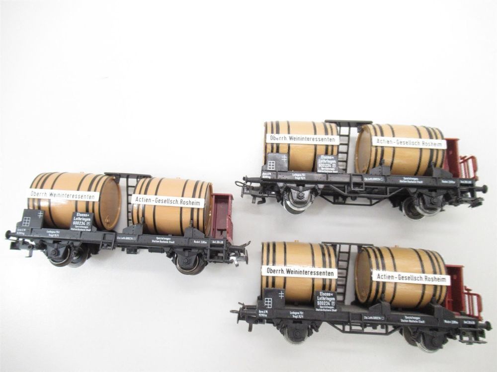 Märklin 3 x 4432 Weinfasswagen AC H0 (Gebraucht) in Basel für CHF 20 ...
