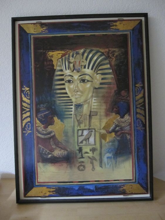 Bild Gemälde auf Feinkeramik Ägypten limitiert Zertifikat (Gebraucht ...