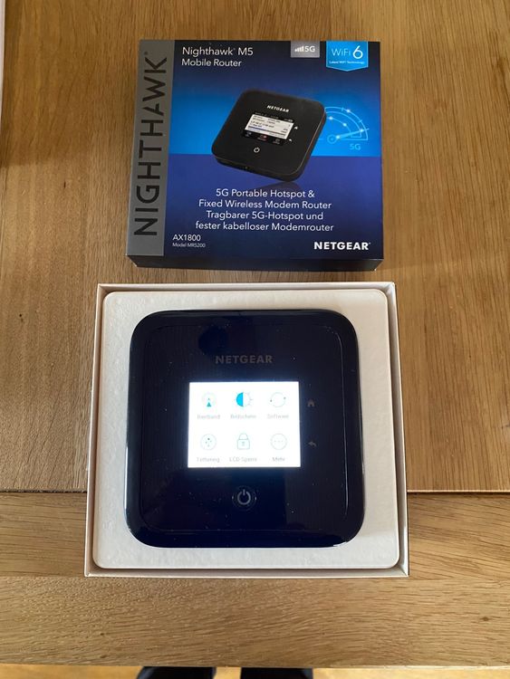 NETGEAR Nighthawk M5 Mobile Router mit Antennenadapter (Gebraucht) in ...