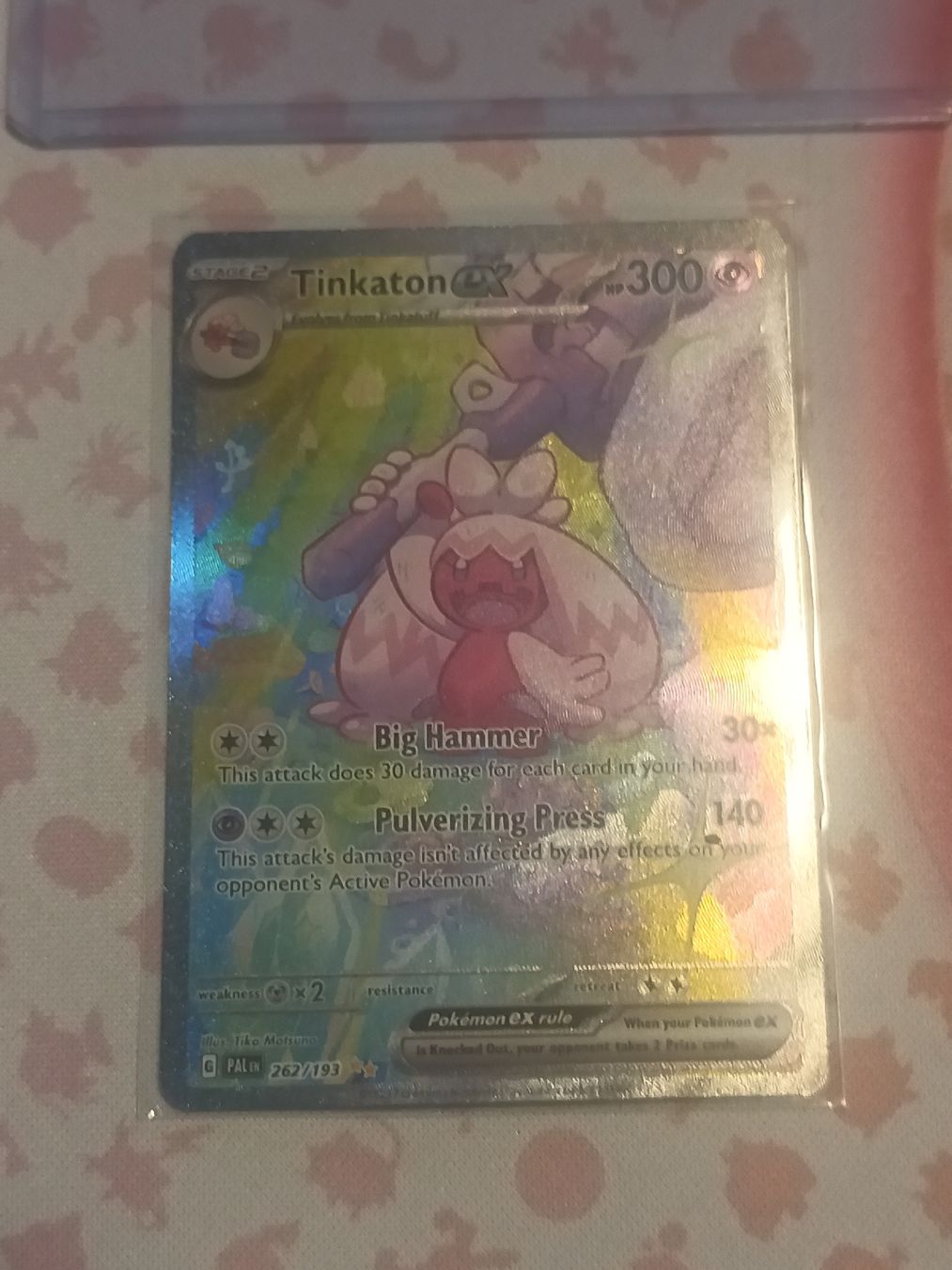💖 Selten! Tinkaton ex (SIR) - Full Art Secret Rare 262/193 (Neu (gemäss ...