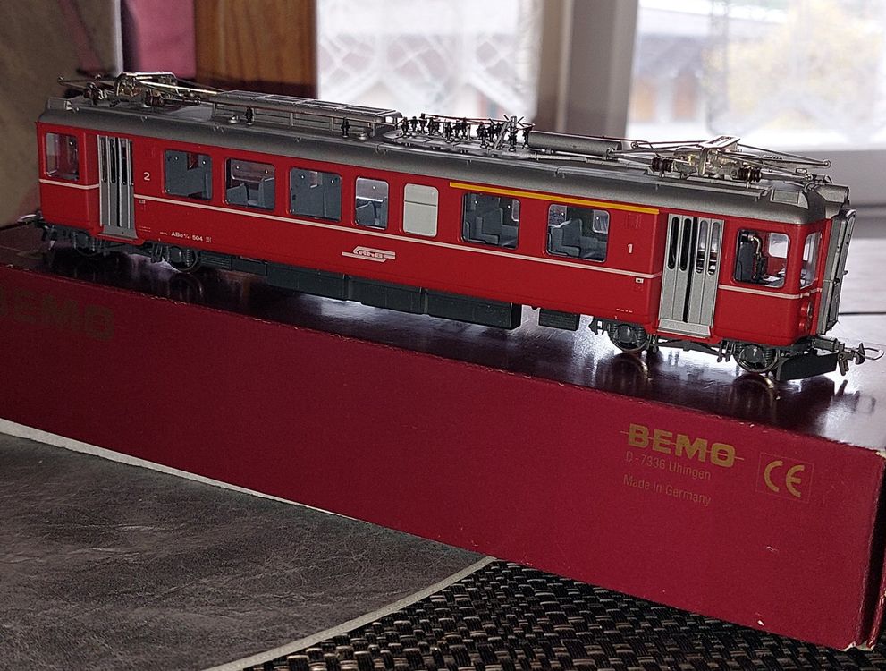 BEMO 1265 134 - RhB TRIEBWAGEN ABe 4/4 - NEU OVP - H0m (Neu (gemäss Beschreibung)) in Herisau ...