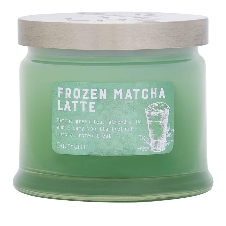 Partylite Pot à bougie 3 mèches Frozen Matcha Latte. (Neu und ...