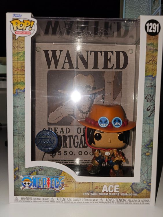 Funko Pop ! One Piece Ace poster 1291 spécial édition (Neu und ...