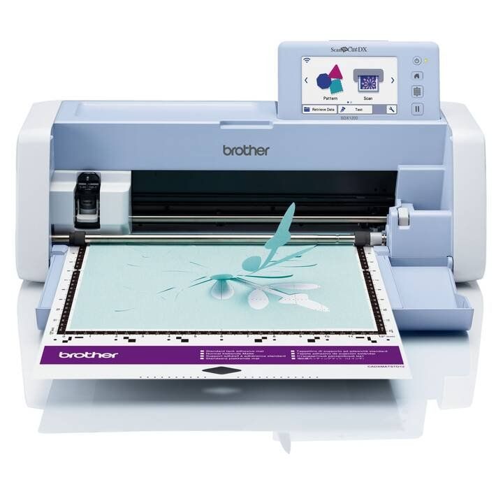 BROTHER Schneideplotter ScanNCut DX1200 (Blau) viel Zubehör. (Neu ...
