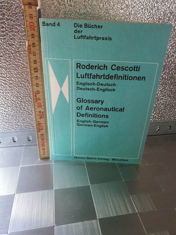Buch Band 4 Roderich Cescotti Luftfahrtdefinitionen (Gebraucht) in ...