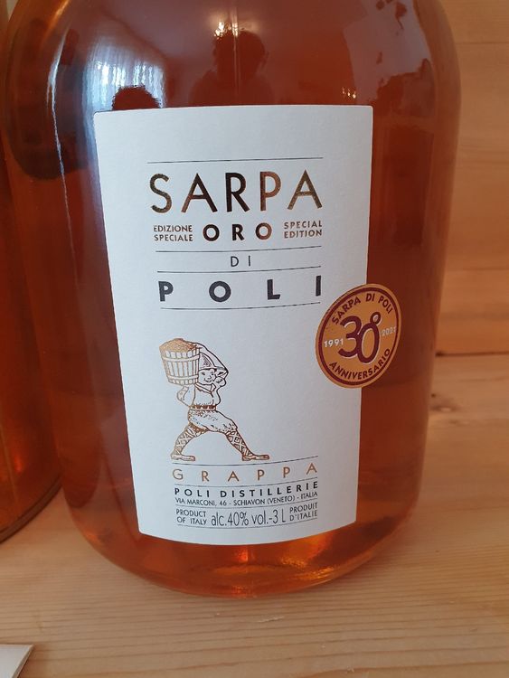 3 Liter Sarpa Poli Grappa Barrique, Big Mamma (Neuf avec emballage d ...