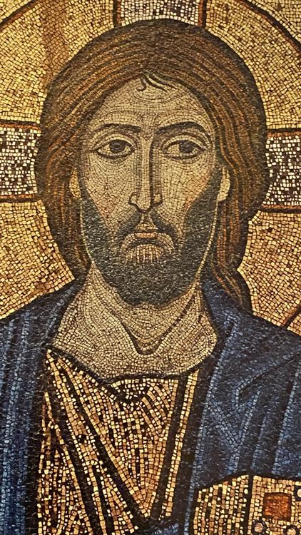 Jesus Christus Ikone,Bild-Druck Mosaik Christus der Erbarmer (Gebraucht ...