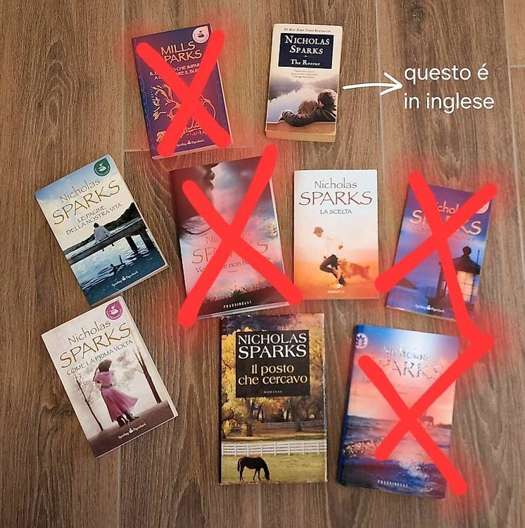 Libri Nicholas Sparks (Usato) a Gorduno per CHF 5 – solo ritiro ...