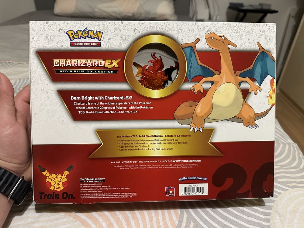 Pokemon Glurak Charizard EX Red & Blue Collection OVP! (Neu und ...