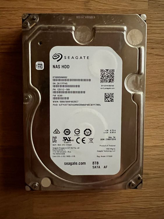 Seagate NAS HDD 8TB | Kaufen auf Ricardo