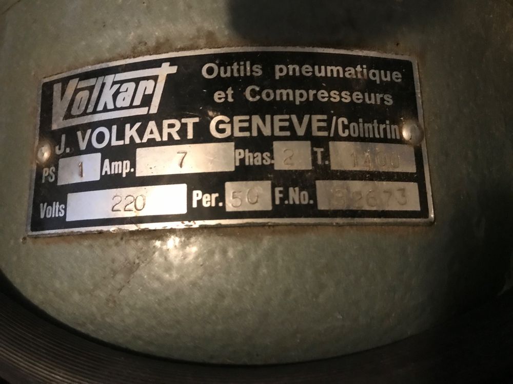 Antiker Kompressor, Volkart | Kaufen auf Ricardo