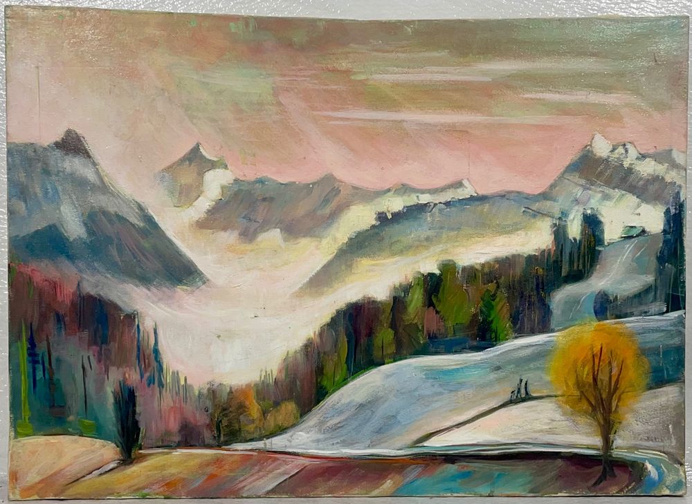 Sinischa Christen (1922-2007) Berglandschaft Gemälde (Gebraucht) in ...