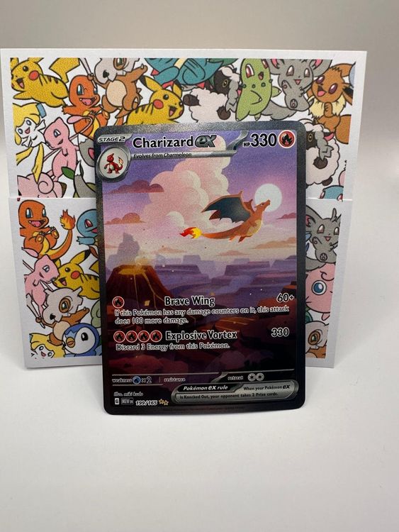 Charizard / Glurak EX 199/165 Pokemon 151 ab 1.- ! | Kaufen auf Ricardo