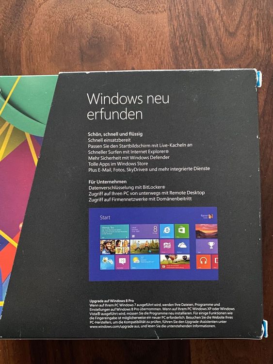 windows 8pro original 32 und 64 bit (Gebraucht) in Zürich für CHF 11 ...