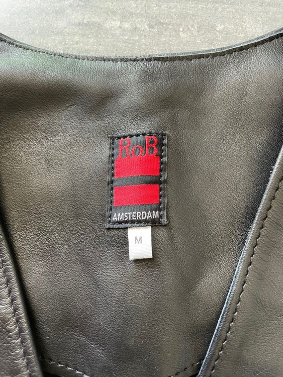 RoB Amsterdam Lederweste – Grösse M - neuwertig | Kaufen auf Ricardo