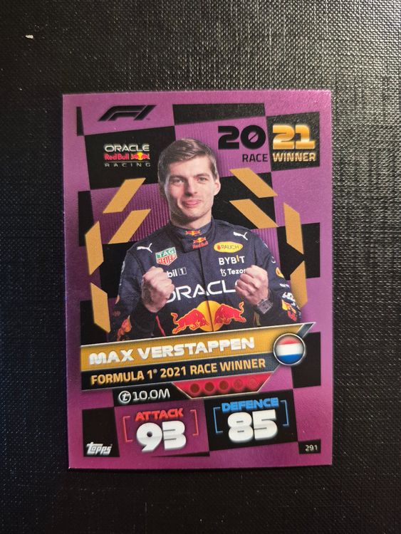 Max Verstappen Red Bull F1 Team Topps Turbo Attax 2022 (Gebraucht) in Treiten für CHF 2 – mit ...