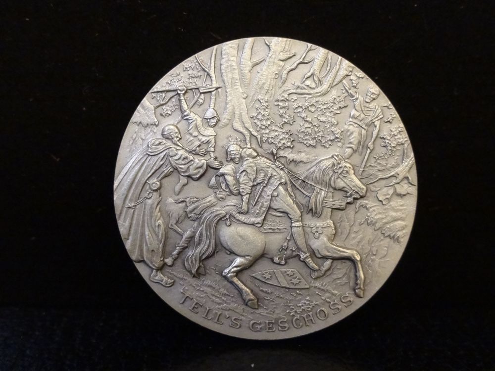 1. AUGUST TALER 1984 TELL'S GESCHOSS SILBER 900 (Gebraucht) in Kerzers für CHF 45 – mit ...